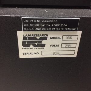 Lam AutoEtch 590 plasma etcher plasma etch equipment | SemiStar