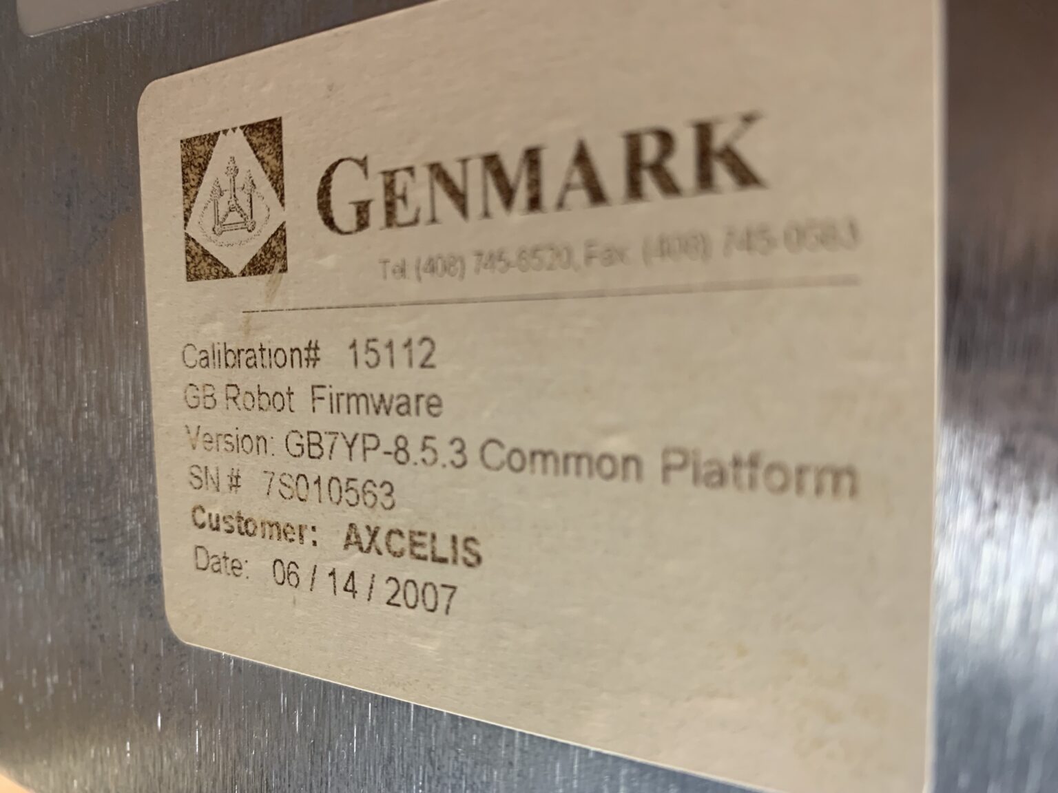 Genmark GENCOBOT 7S/3L Robot / Wafer Handler with Controller | SemiStar